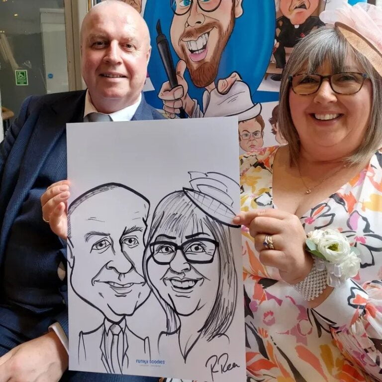 Live Event Caricature | Funky Doodles, Belfast, Northern Ireland