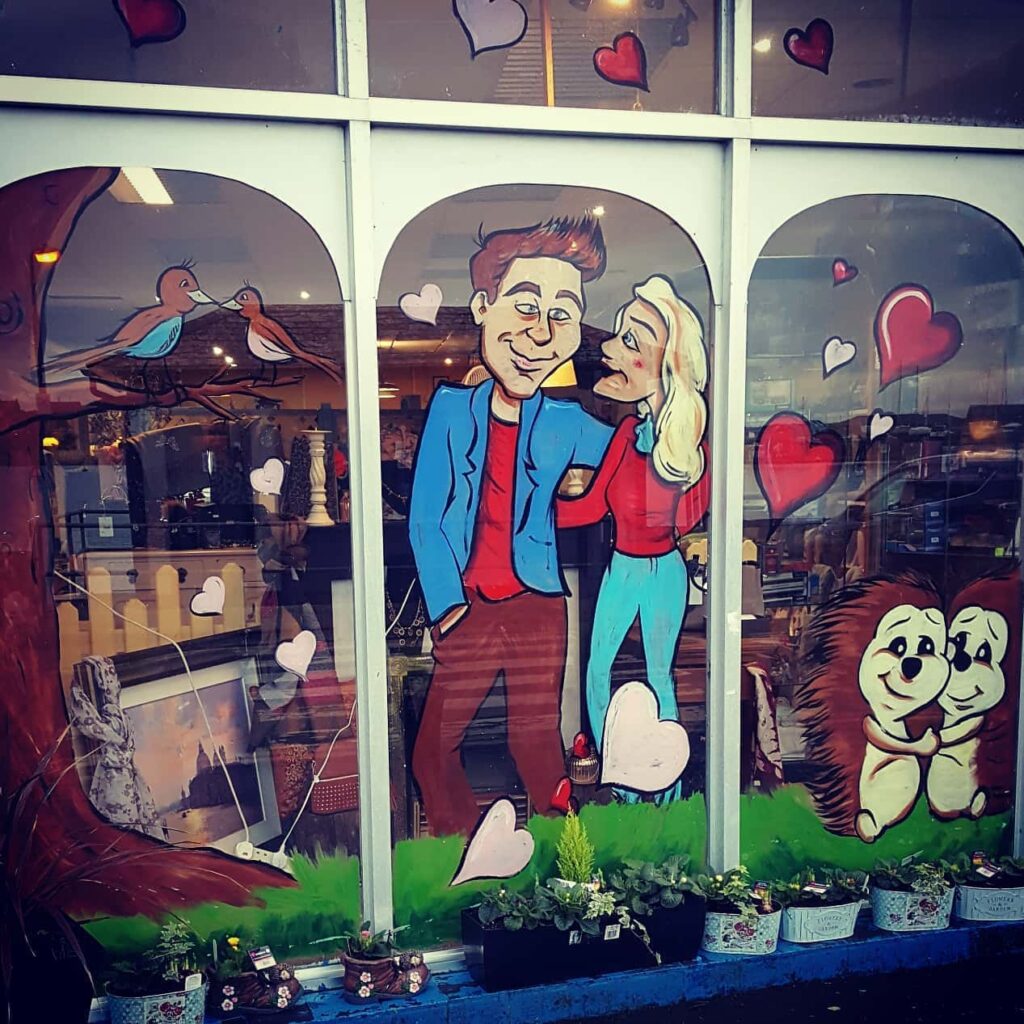 Window Illustrations & Decorations | Funky Doodles, Belfast, Northern ...